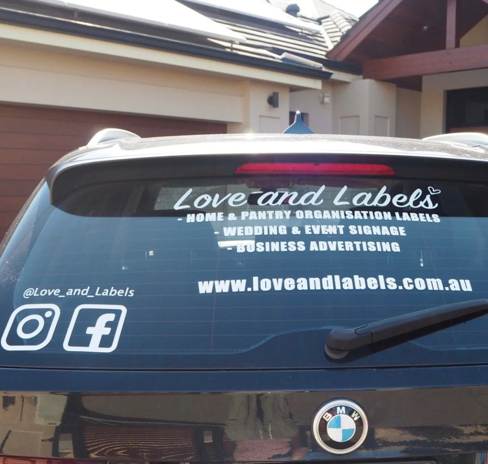 Advertise your Business with Car Signage – Love and Labels