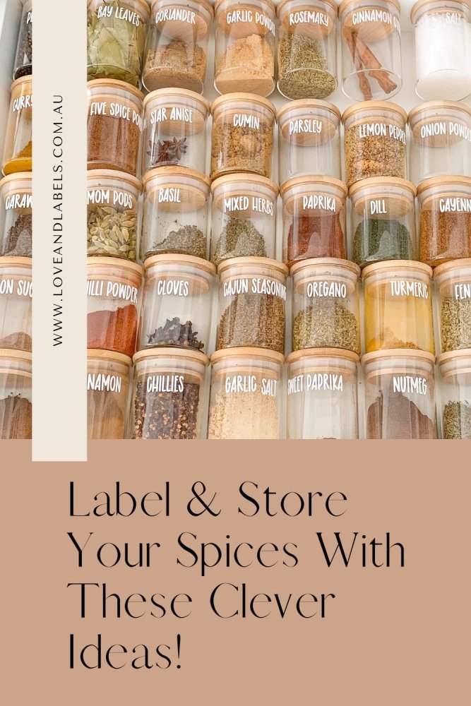 Label & Store Your Spices With These Clever Ideas! – Love and Labels