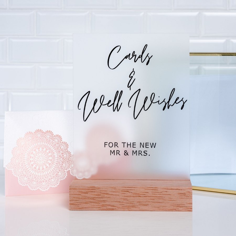 Wishing Well Signage, Cards and Well Wishes Sign - Love and Labels