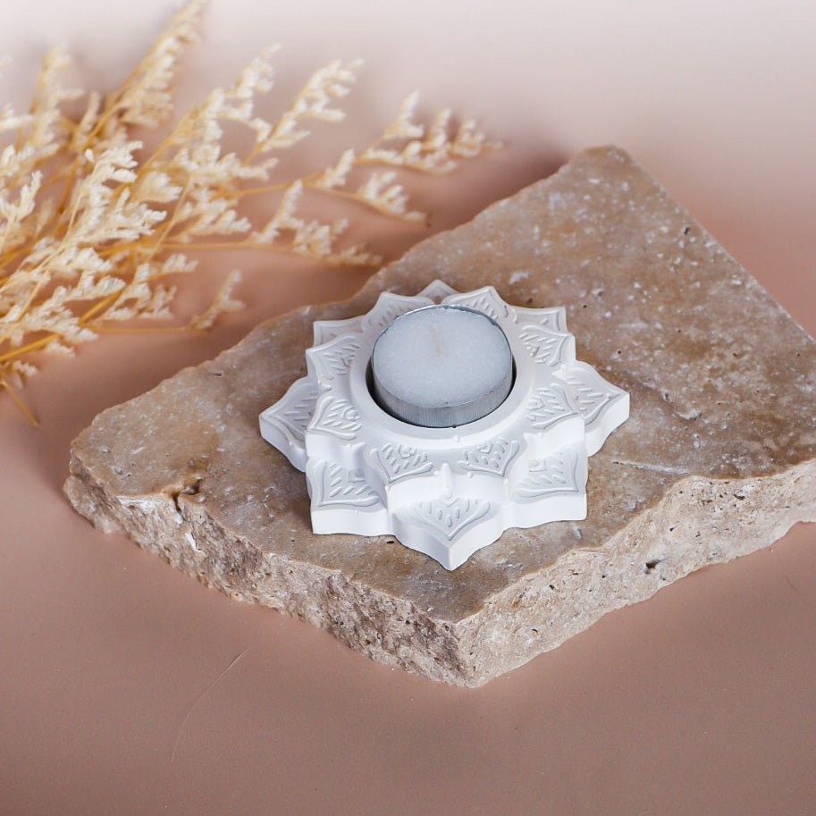 Handmade Lotus Flower Tealight Holder – Love and Labels