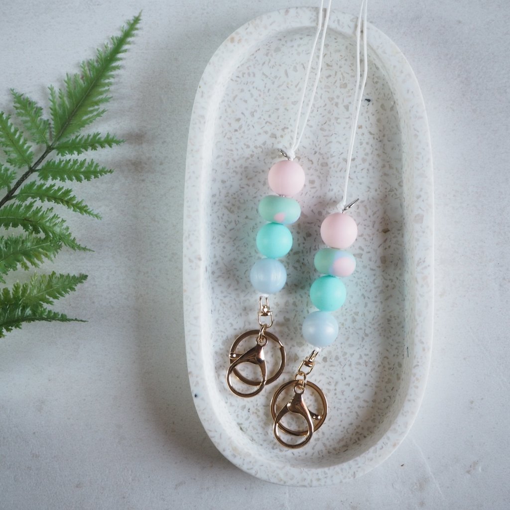 Pastel Beaded Lanyard for Teachers - Love and Labels