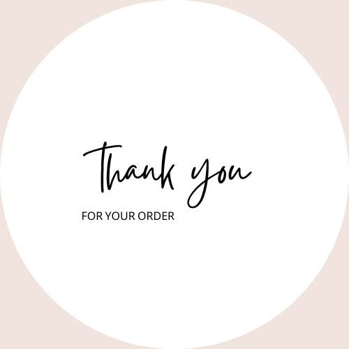 Thank you for your Order Stickers – Love and Labels