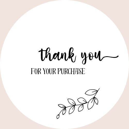 Thank you for your purchase Stickers for packaging – Love and Labels